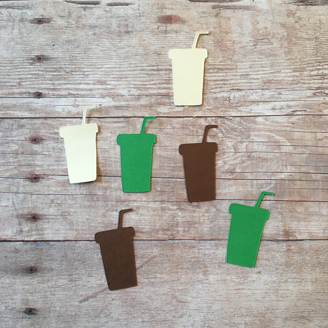 Coffee Cup Confetti Coffee Confetti Coffee Cut Out - Etsy