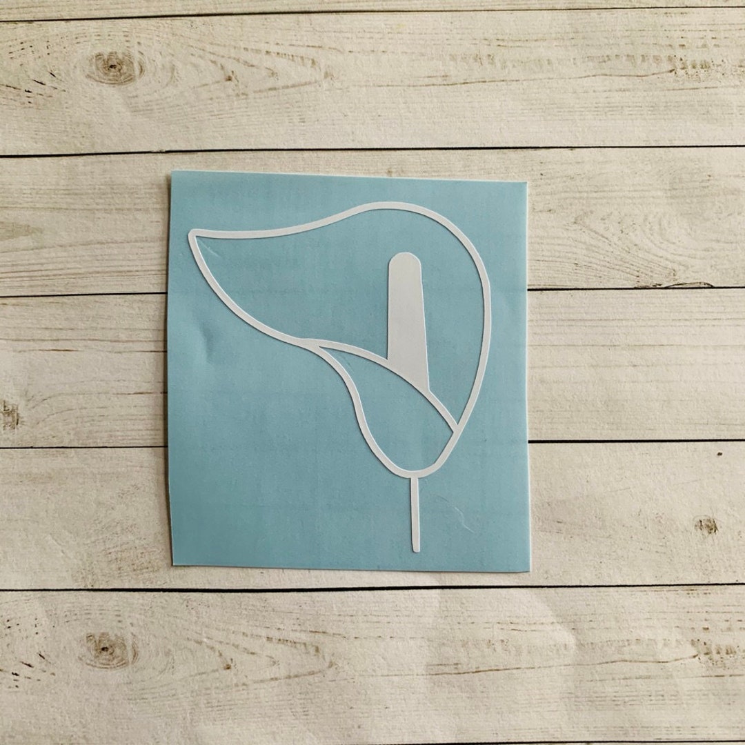 Calla Lily Decal Calla Lily Sticker Lily Flower Flower - Etsy