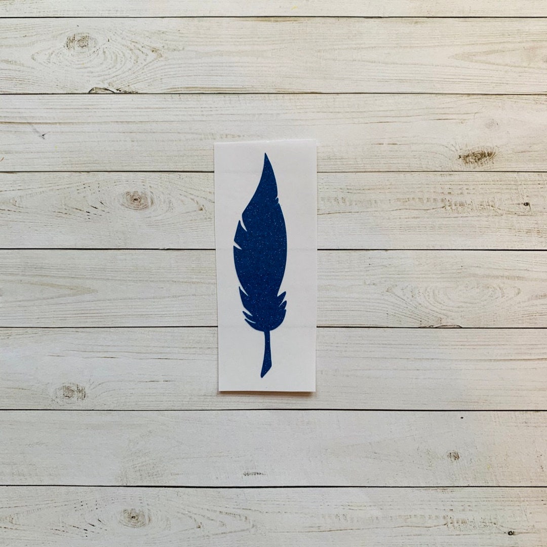 Feather Decal Feather Vinyl Decal Feather Sticker Bird Sticker Bird ...