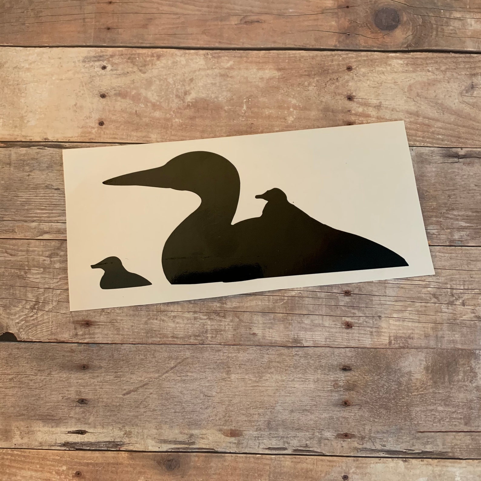 Loon Decal | Loon Vinyl Decal | Loon Sticker | Duckling Decal | Duck ...