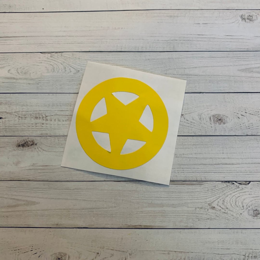 Sheriff Star Decal | Sheriff Star Sticker | Star Decal | Star Sticker ...