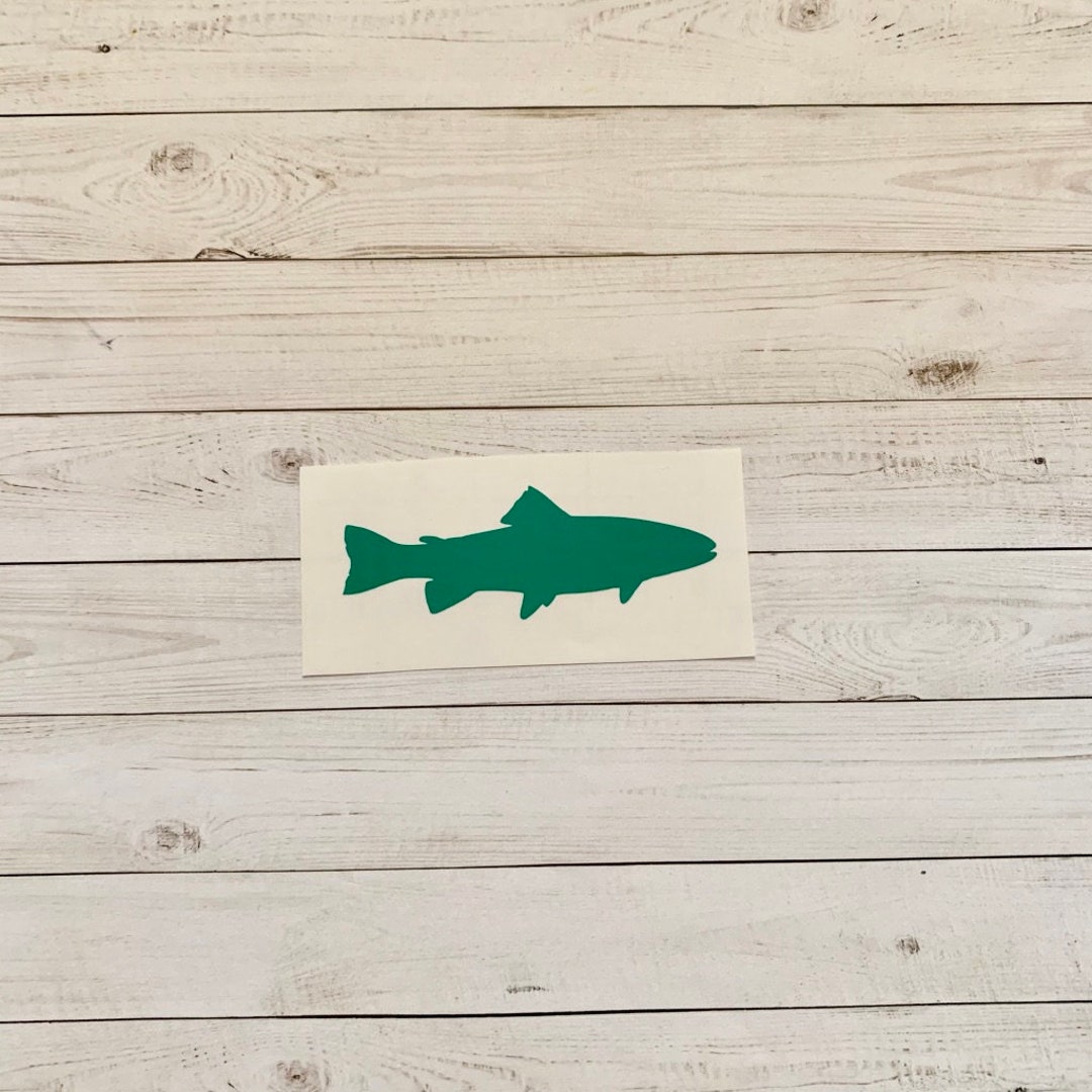 Trout Decal | Trout Vinyl Decal | Trout Sticker | Fishing Sticker ...