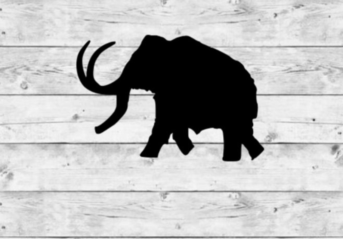 Woolly Mammoth Sticker Mammoth Decal Mammoth Decal | Etsy