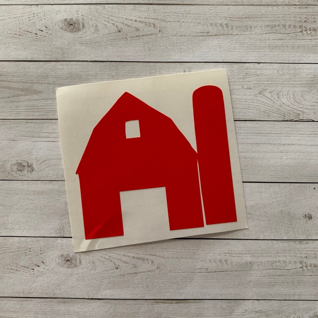 Barn and Silo Decal | Barn Vinyl Decal | Barn Sticker | Barn Decoration ...