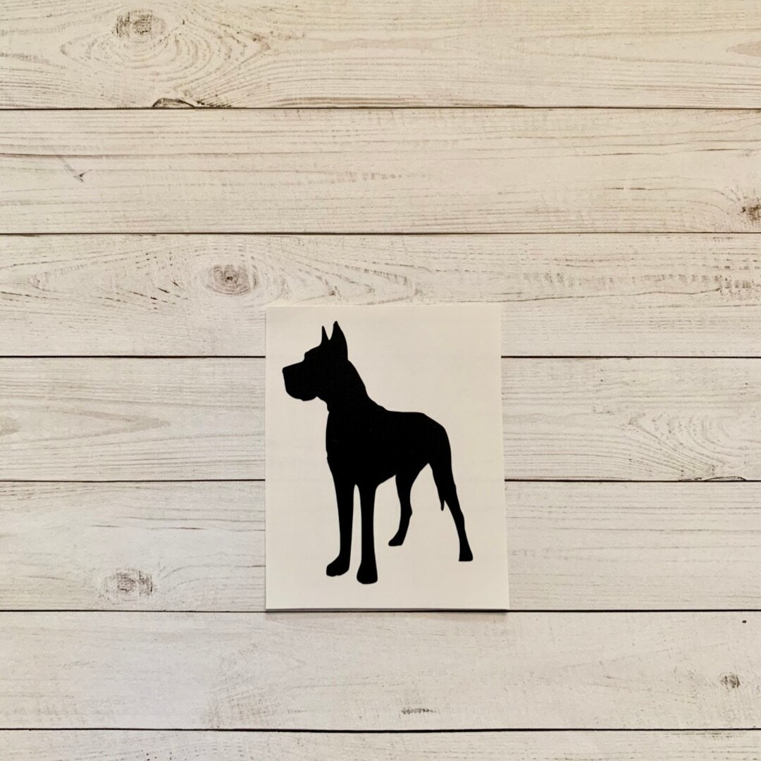 Great Dane Decal | Great Dane Vinyl Decal | Great Dane Sticker | Dog ...
