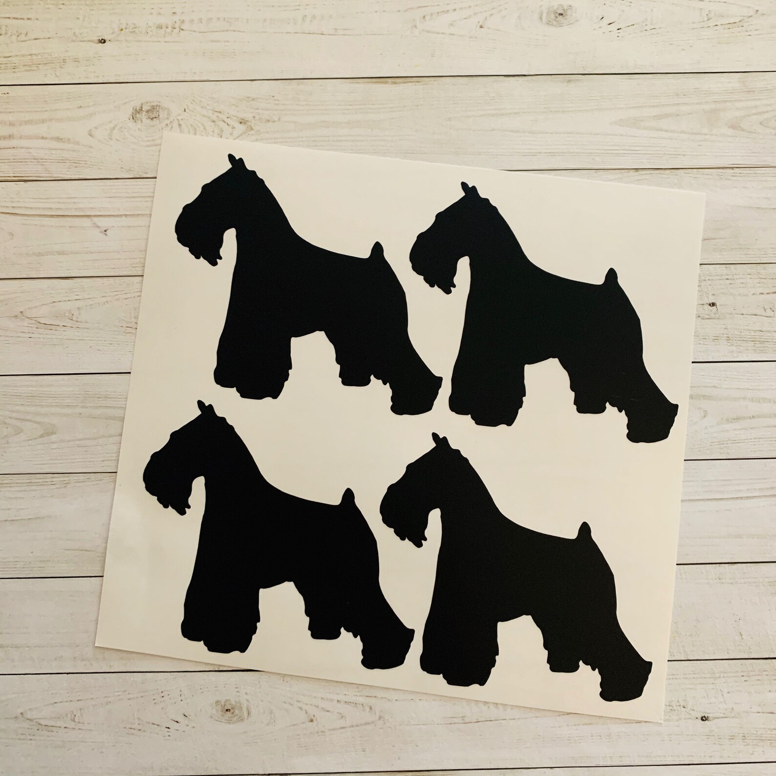 Schnauzer Decal Schnauzer Vinyl Decal Schnauzer Sticker - Etsy