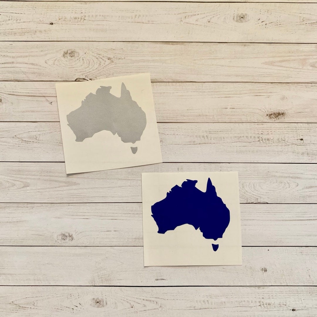 Australia Decal | Australia Vinyl Decal | Australia Sticker | Continent ...