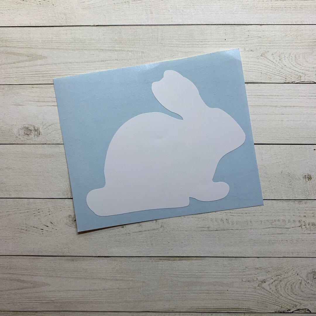 Bunny Decal | Bunny Sticker | Rabbit Decal | Rabbit Sticker | Bunny ...