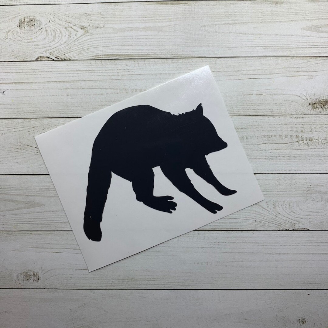 Raccoon Decal | Raccoon Vinyl Decal | Raccoon Sticker | Raccoon Water ...