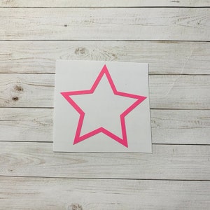 Star Decal | Star Vinyl Decal | Star Sticker | Outer Space Decal | Star ...