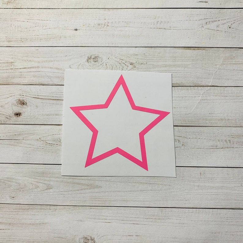 Star Decal Star Vinyl Decal Star Sticker Outer Space - Etsy