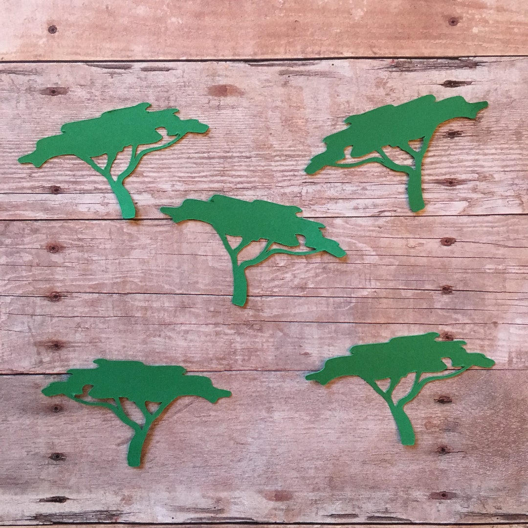 Acacia Tree Confetti | Acacia Tree Cut Outs | Tree Confetti | Tree Cut ...