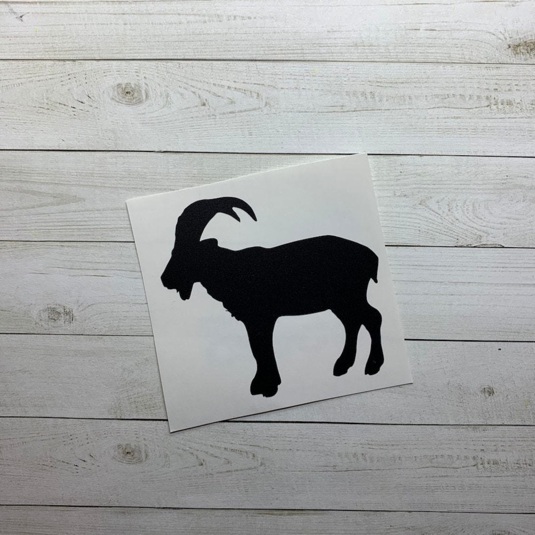 Mountain Goat Decal | Mountain Goat Sticker | Goat Decal | Billy Goat ...