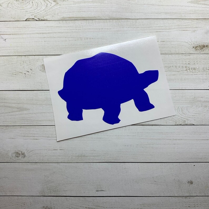 Tortoise Sticker Tortoise Decal Turtle Sticker Turtle - Etsy