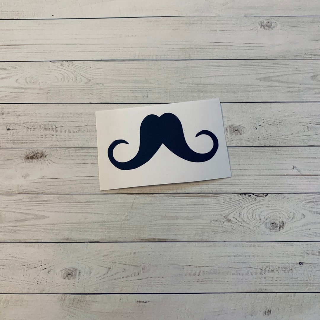 Mustache Decal | Mustache Vinyl Decal | Mustache Sticker | Mustache ...