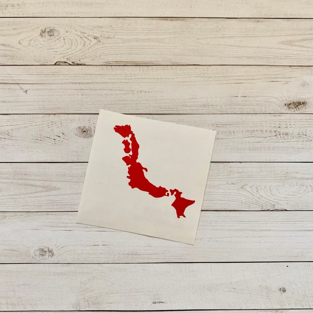 Japan Decal | Japan Vinyl Decal | Japan Sticker | Continent Decal ...