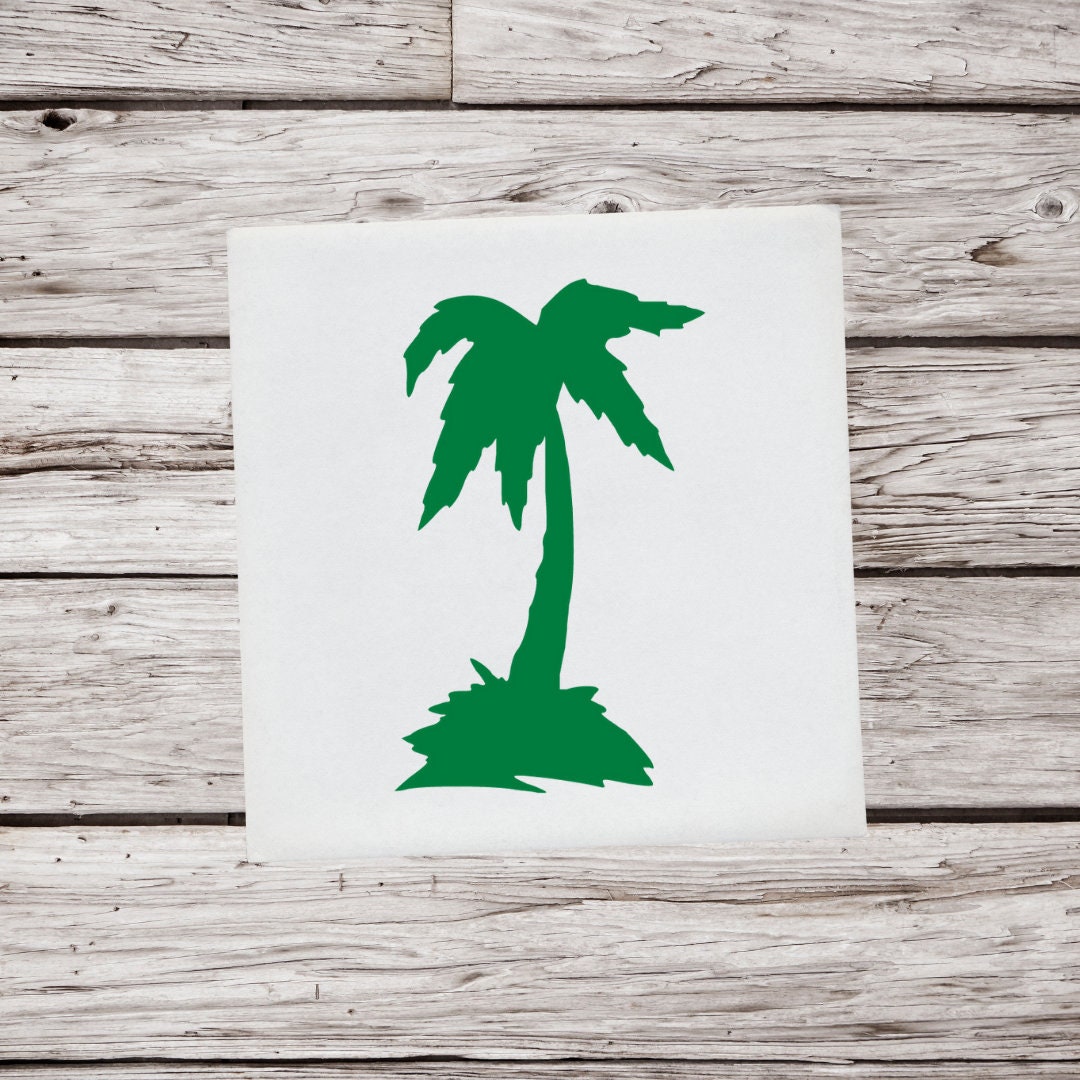 Palm Tree Decal, Palm Tree Sticker, Palm Tree Vinyl Decal, Tree Decal ...