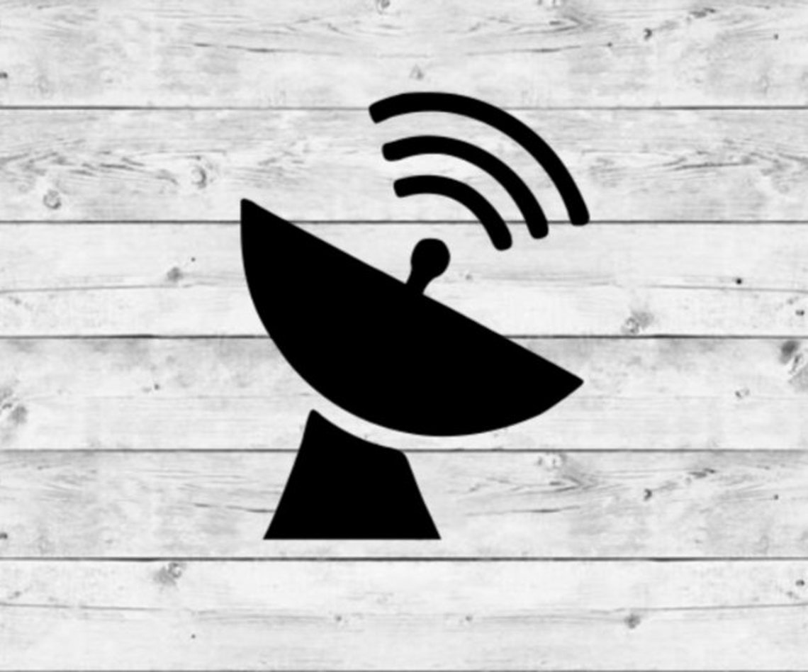 Satellite Decal Satellite Vinyl Decal Satellite Sticker - Etsy