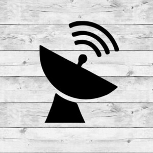 Satellite Decal | Satellite Vinyl Decal | Satellite Sticker | Space ...