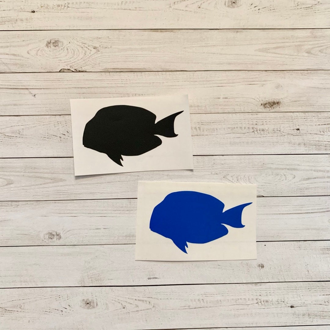 Tang Fish Decal | Tang Vinyl Decal | Tang Sticker | Tropical Fish ...