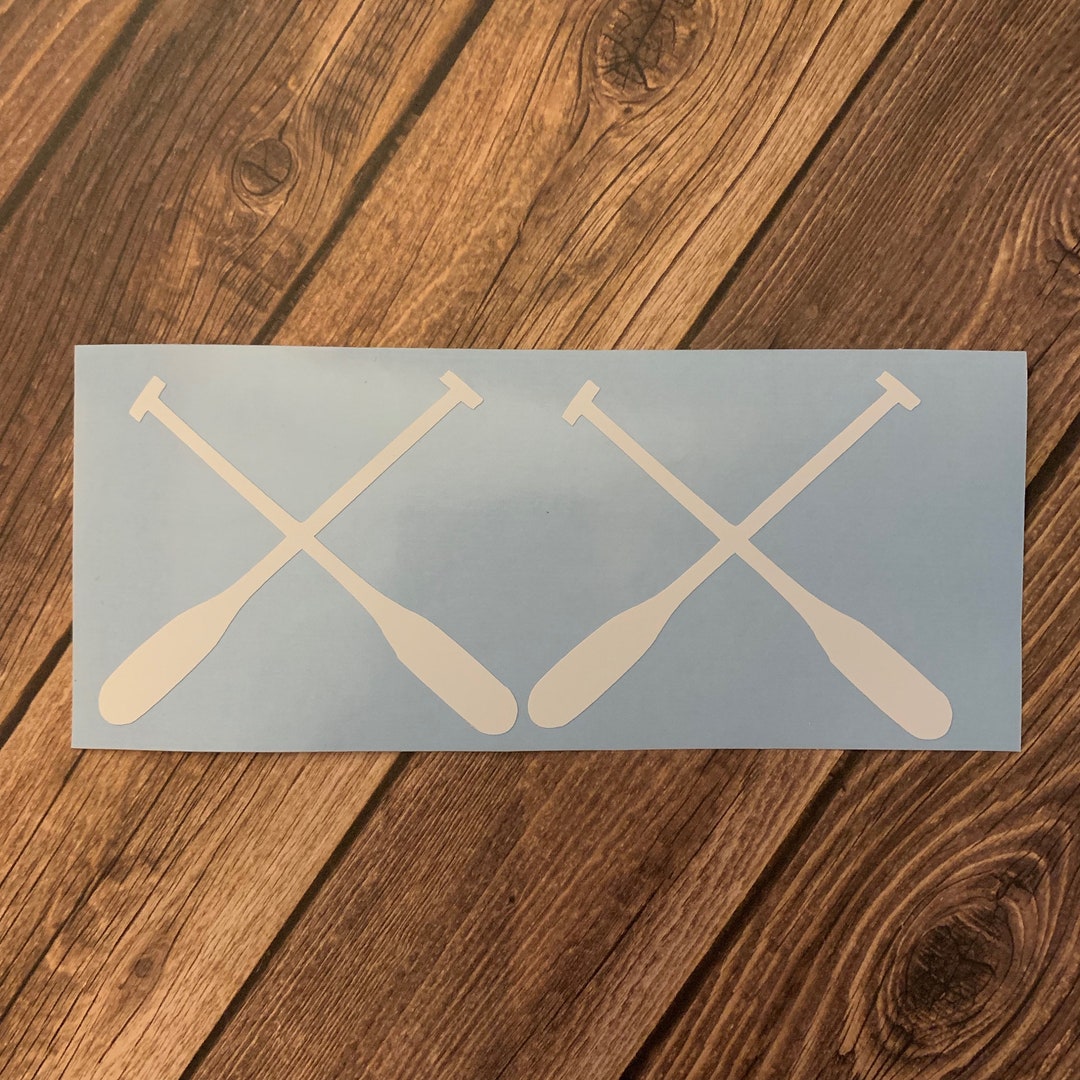 Paddles Decal | Paddles Vinyl Decal | Paddles Sticker | Oars Decal ...