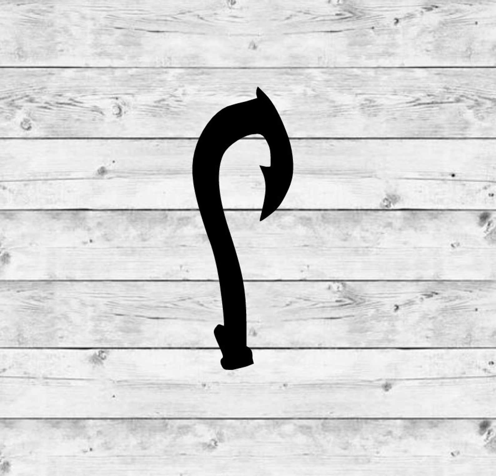 Hook Decal Hook Vinyl Decal Hook Sticker Maui Hook Decal - Etsy