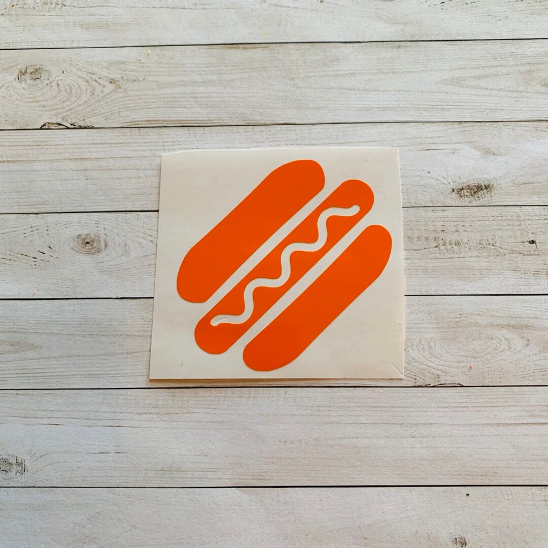 Hot Dog Decal | Hot Dog Sticker | Brat Decal | Brat Sticker | Meat ...
