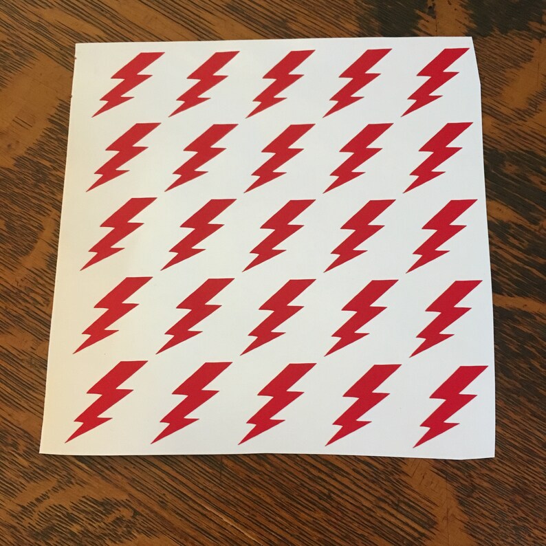 Lighting Bolt Decal Lighting Sticker Lighting Vinyl Decal | Etsy