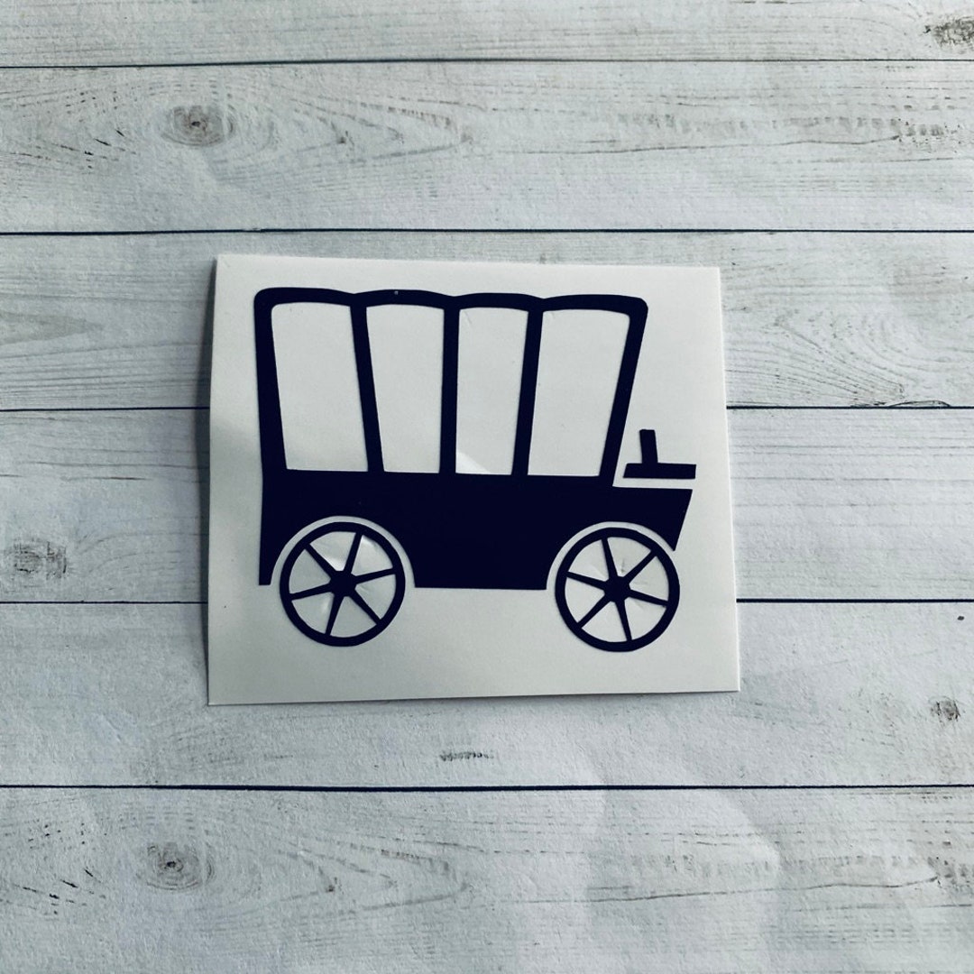 Covered Wagon Decal | Covered Wagon Sticker | Wagon Decal | Wagon ...