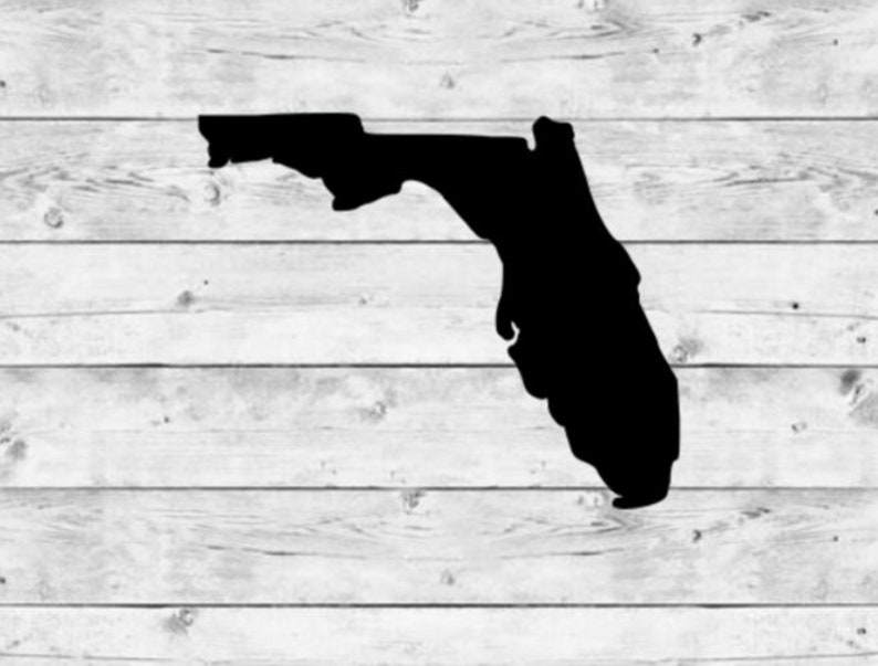 Florida State Decal Florida Vinyl Decal Florida Sticker | Etsy
