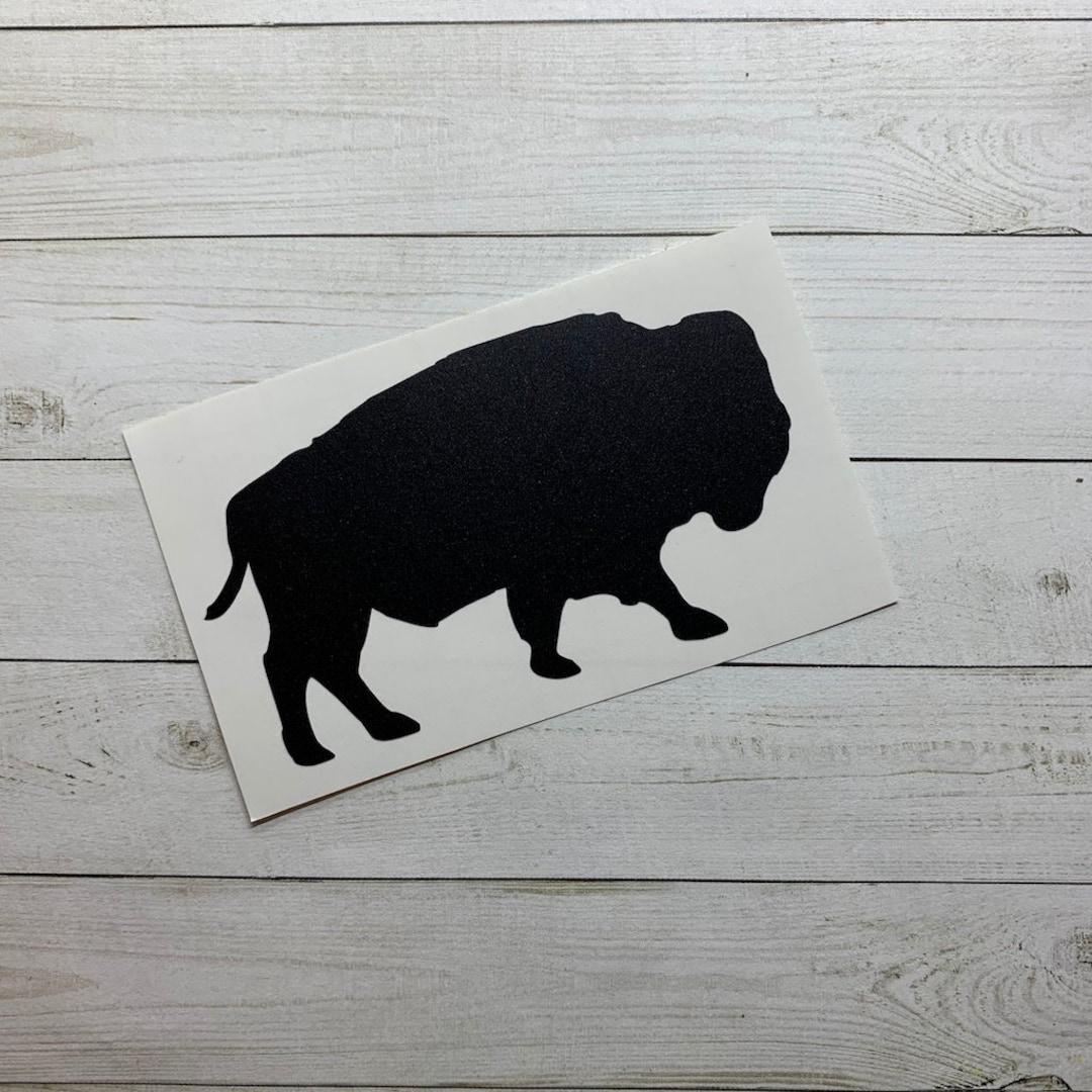 Buffalo Decal | Buffalo Sticker | Buffalo Vinyl Decal | Bison Decal ...