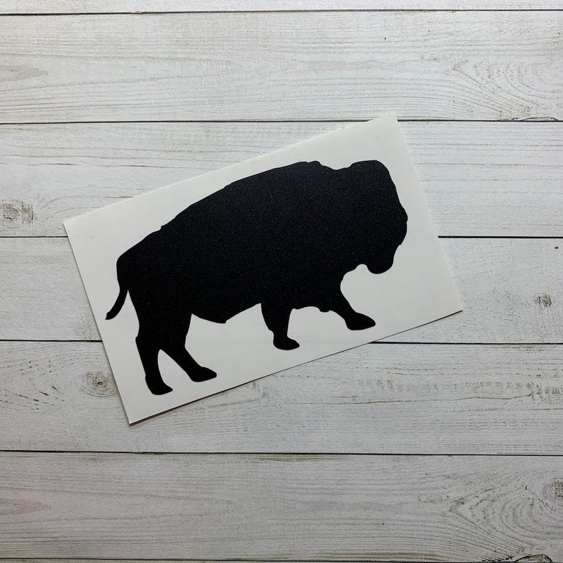 Buffalo Decal Buffalo Sticker Buffalo Vinyl Decal Bison - Etsy