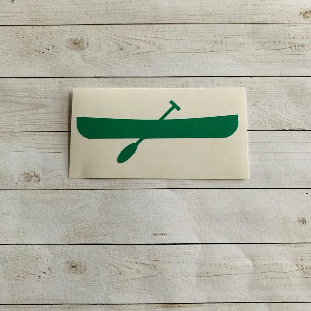 Canoe Decal | Canoe Sticker | Canoe Vinyl Decal | River Decal | River ...