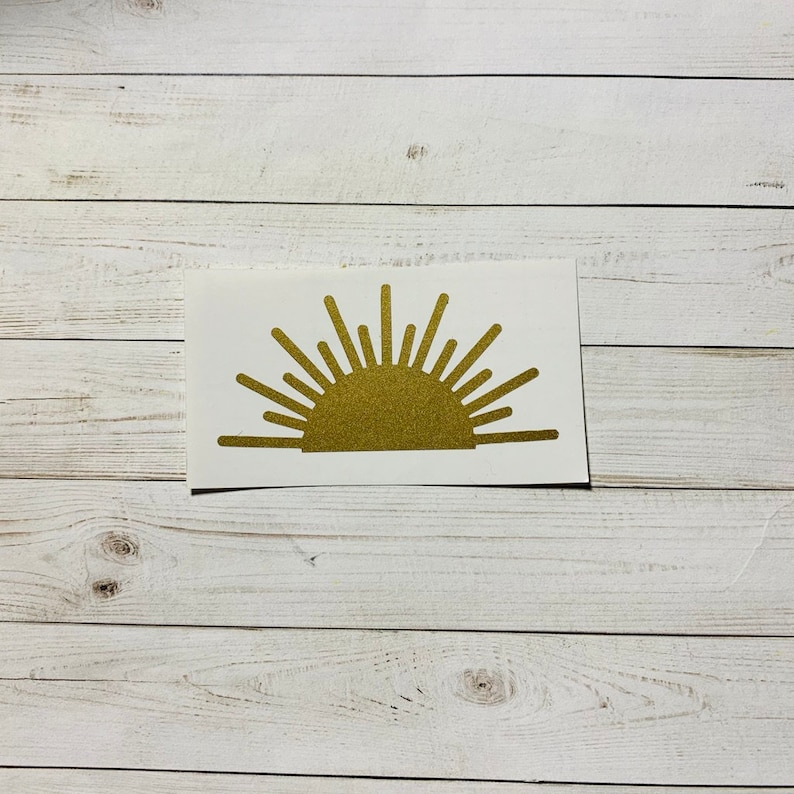 Sun Decal Sun Vinyl Decal Sun Sticker Weather Decal - Etsy