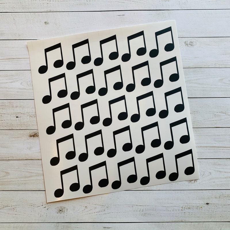 Music Notes Decal - Etsy