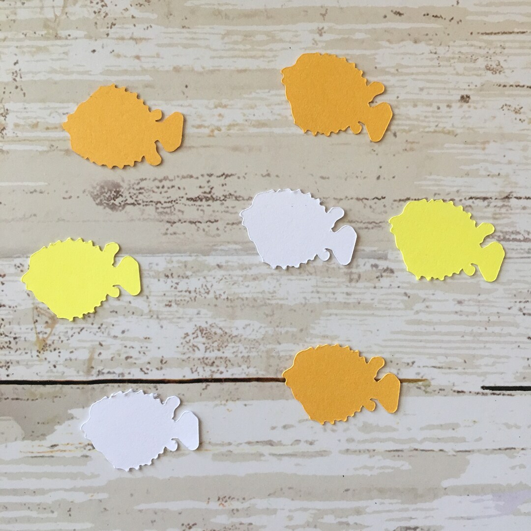 Pufferfish Confetti | Pufferfish Cut Out | Fish Confetti | Fish Cut Out ...