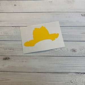 Straw Hat Decal | Straw Hat Vinyl Decal | Straw Hat Sticker | Hat Decal ...