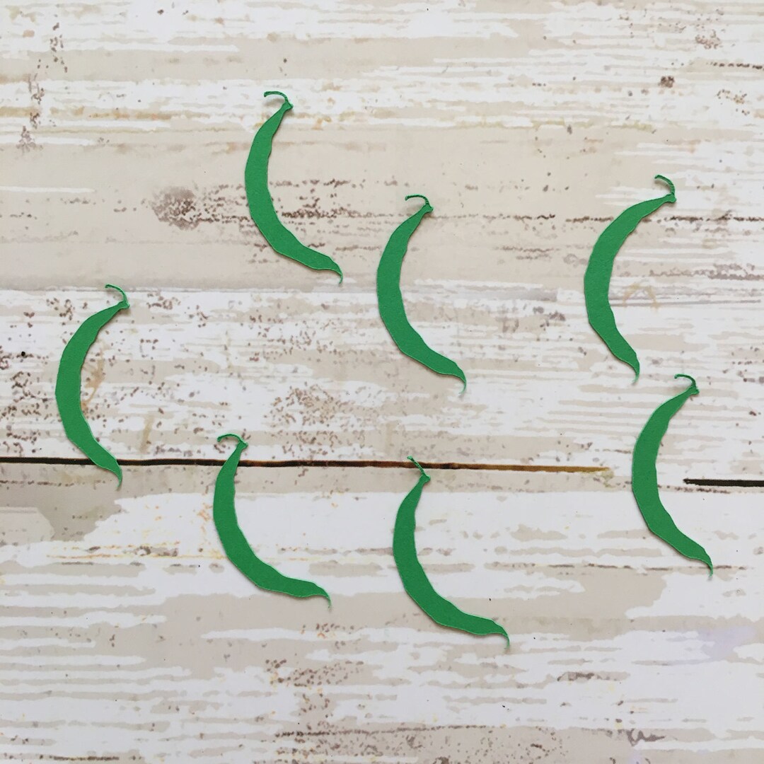 Green Beans Confetti | Green Bean Cut Outs | Bean Confetti | Plant ...