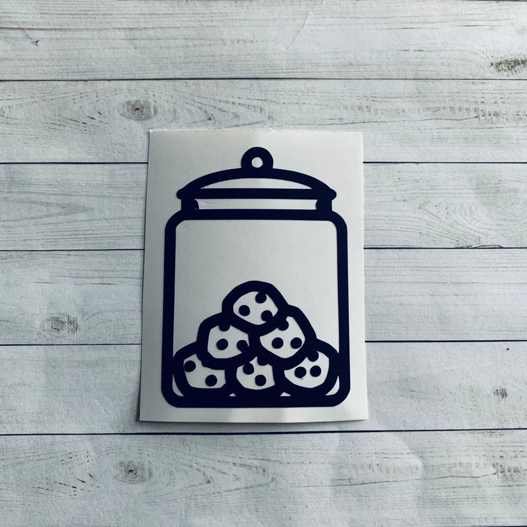 Cookie Jar Decal | Cookie Jar Sticker | Cookie Decal | Cookie Vinyl ...