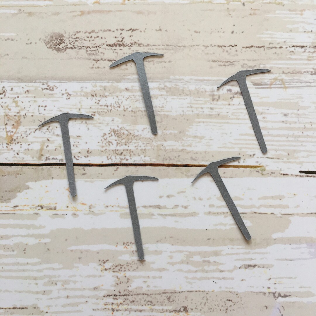 Pick Ax Confetti | Pick Ax Cut Out | Ax Confetti | Ax Cut Out | Tool ...