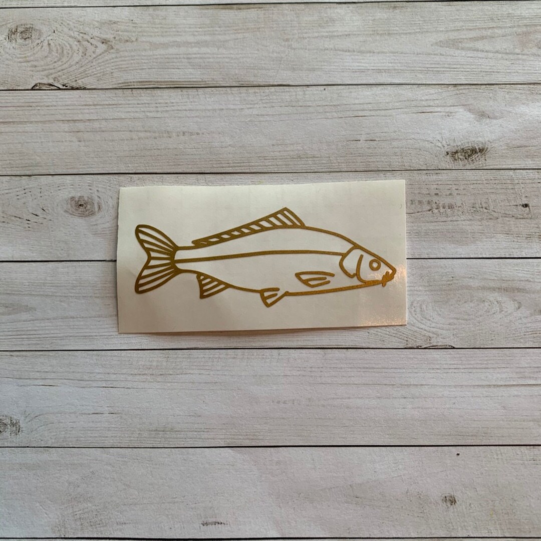 Carp Decal | Carp Vinyl Decal | Carp Sticker | Fishing Sticker ...