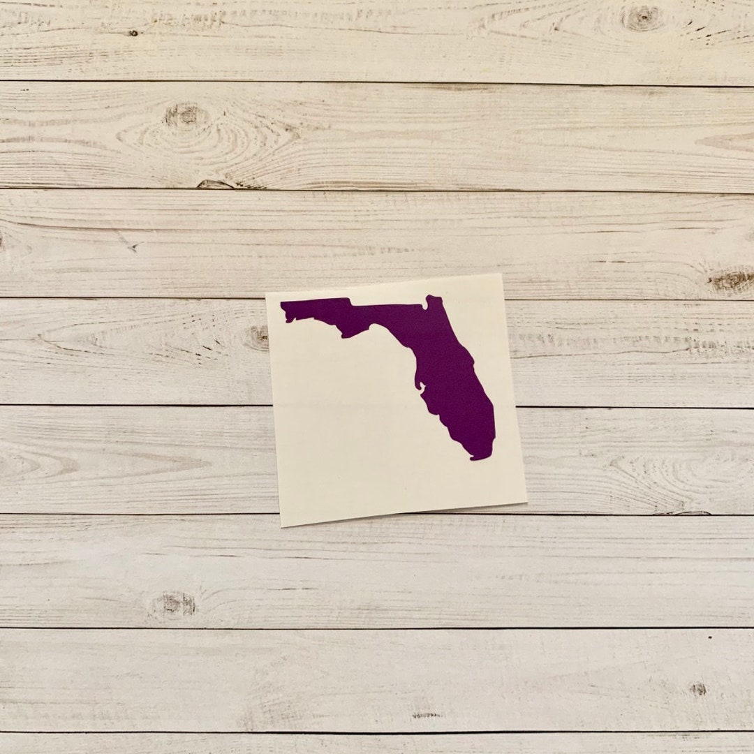 Florida State Decal | Florida Vinyl Decal | Florida Sticker | Florida ...