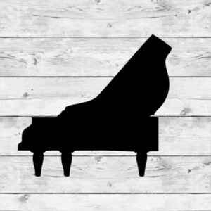 Piano Decal | Piano Vinyl Decal | Piano Sticker | Music Decal | Music ...