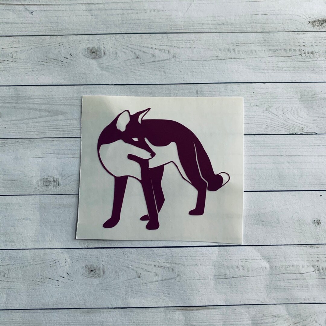 Fox Decal | Fox Sticker | Fox Car Decal | Fox Decoration | Animal Decal ...