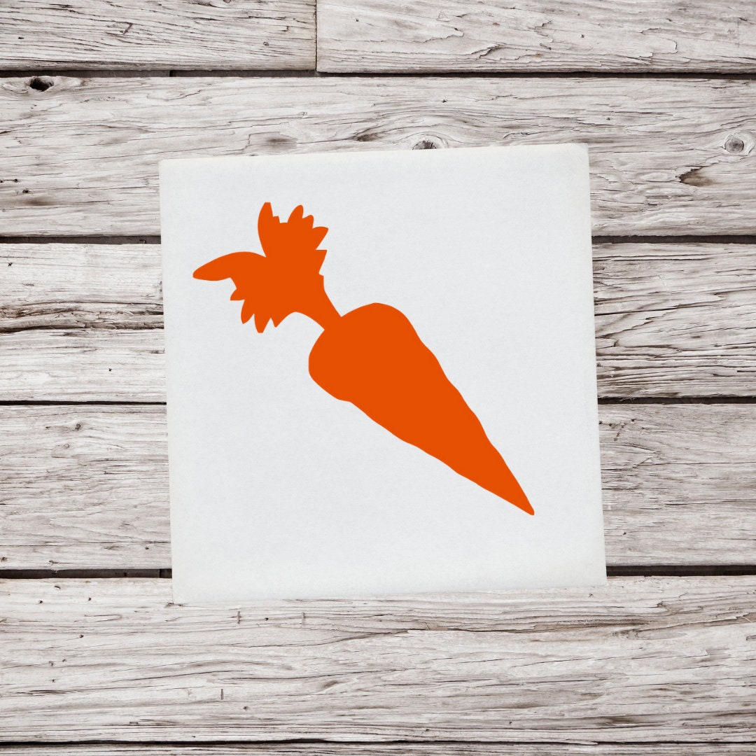 Carrot Decal, Carrot Sticker, Carrot Vinyl Decal, Vegetable Decal ...
