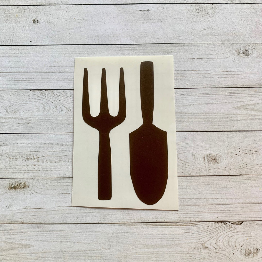 Graden Tool Decal | Garden Decal | Trowel Decal | Trowel Sticker | Hand ...