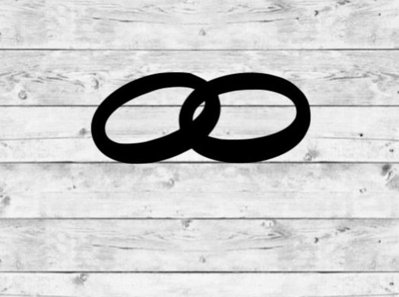 Wedding Rings Decal Ring Decal Ring Sticker Wedding Ring - Etsy UK