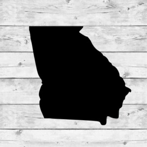 Georgia State Decal | Georgia Vinyl Decal | Georgia Sticker | Georgia ...