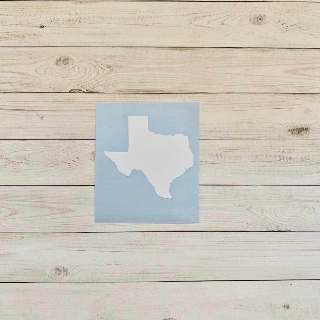 Texas State Decal | Texas Vinyl Decal | Texas Sticker | State Sticker ...