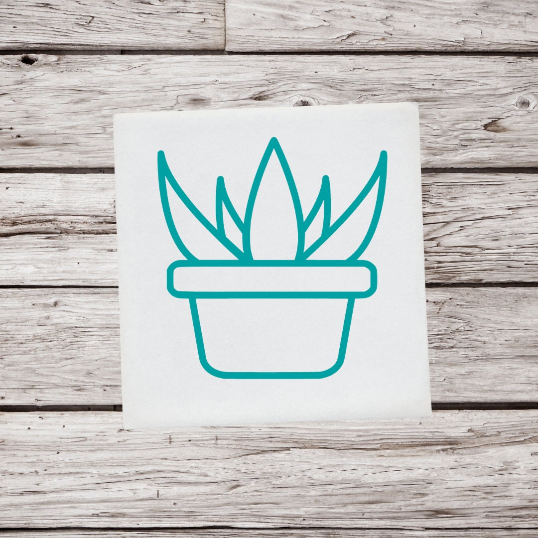 House Plant Decal, House Plant Sticker, Plant Decal, Plant Sticker ...